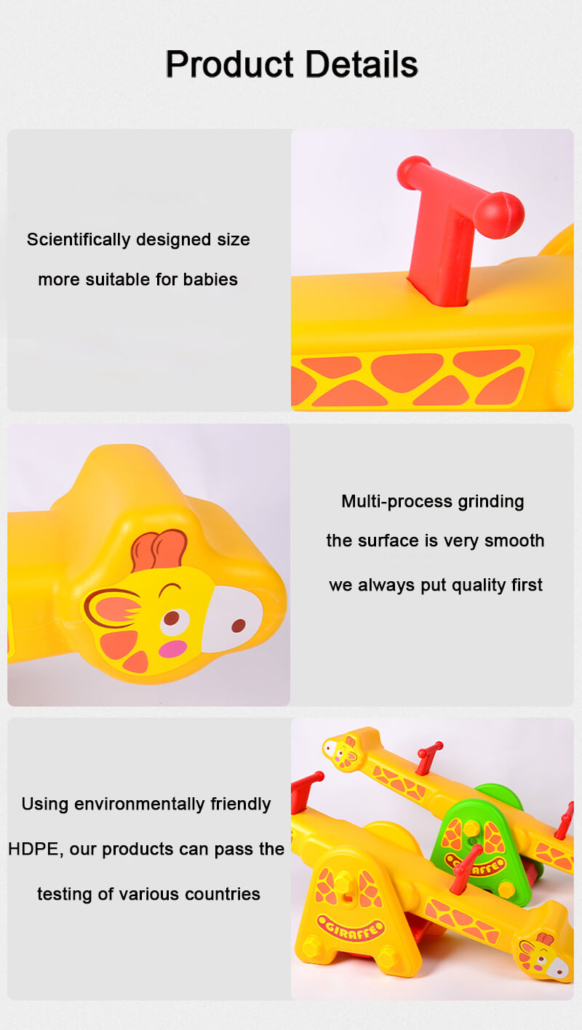 Classic Giraffe Teeter Totter Seesaw - union-play